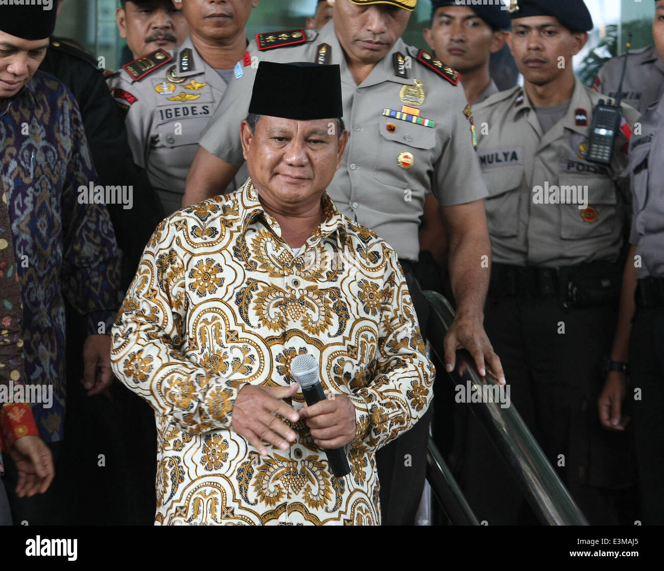 South Jakarta, Jakarta, Indonesia. 25th June, 2014. Presidential ...