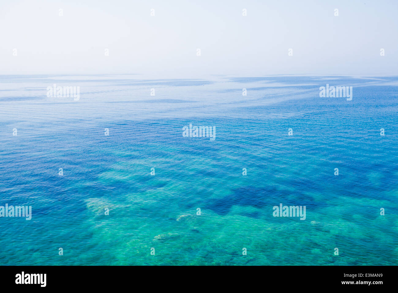 Adriatic sea water, airview. Blue water background Stock Photo - Alamy