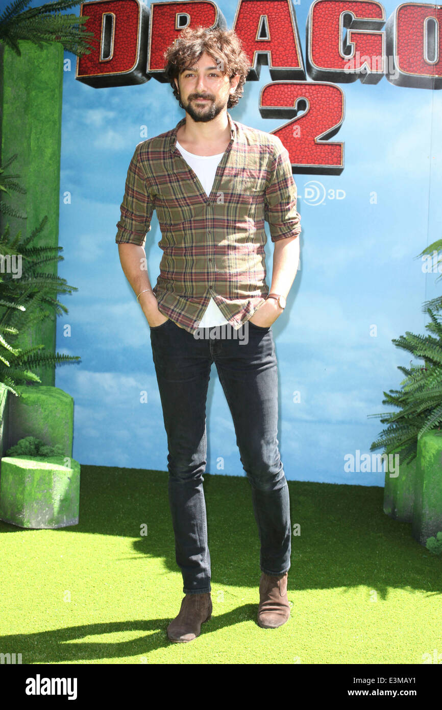 Alex Zane attends the UK Gala Screening of 'How To Train Your Dragon 2 ...