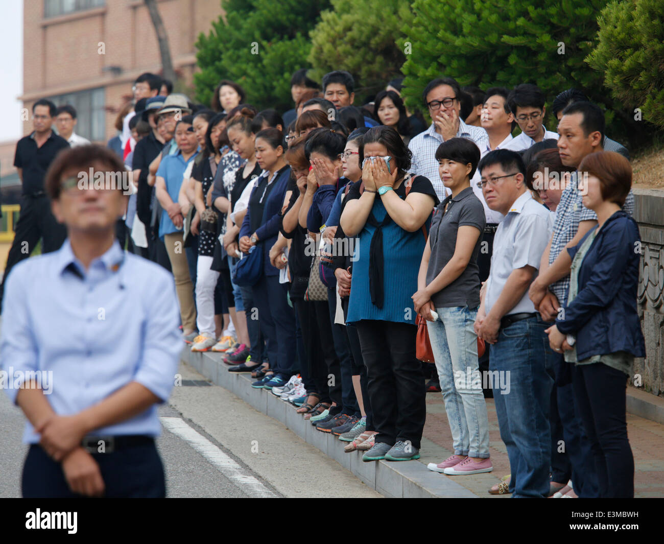 Seoul, South Korea. 25th June, 2014. Students rescued from Sewol ferry ...