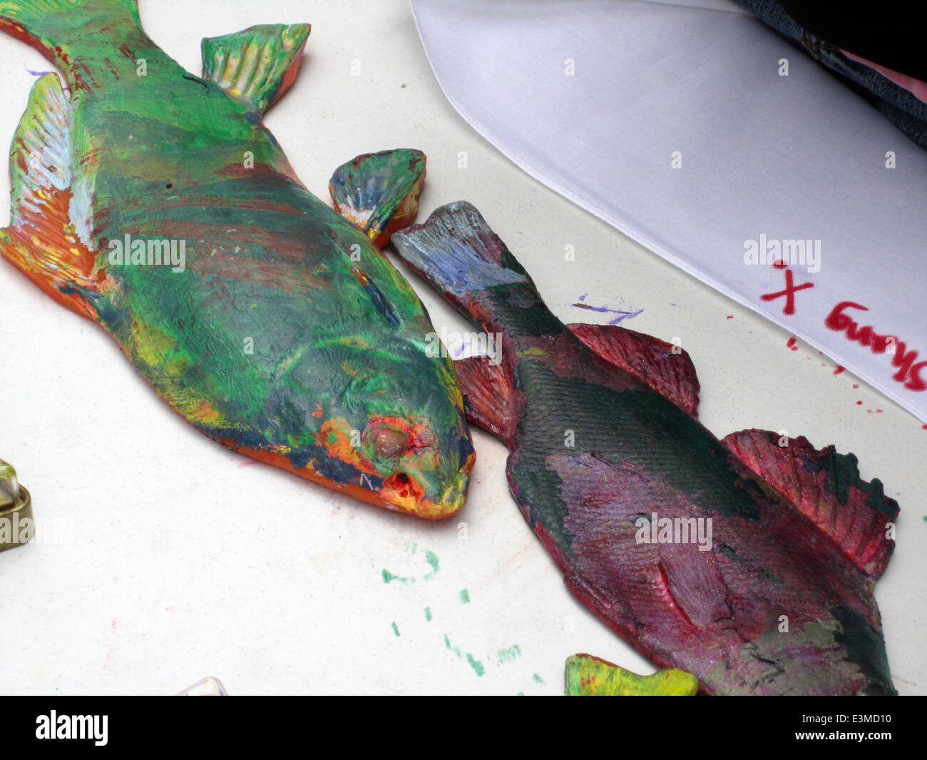 Fish Prints is a creative activity where students and kids can make ...