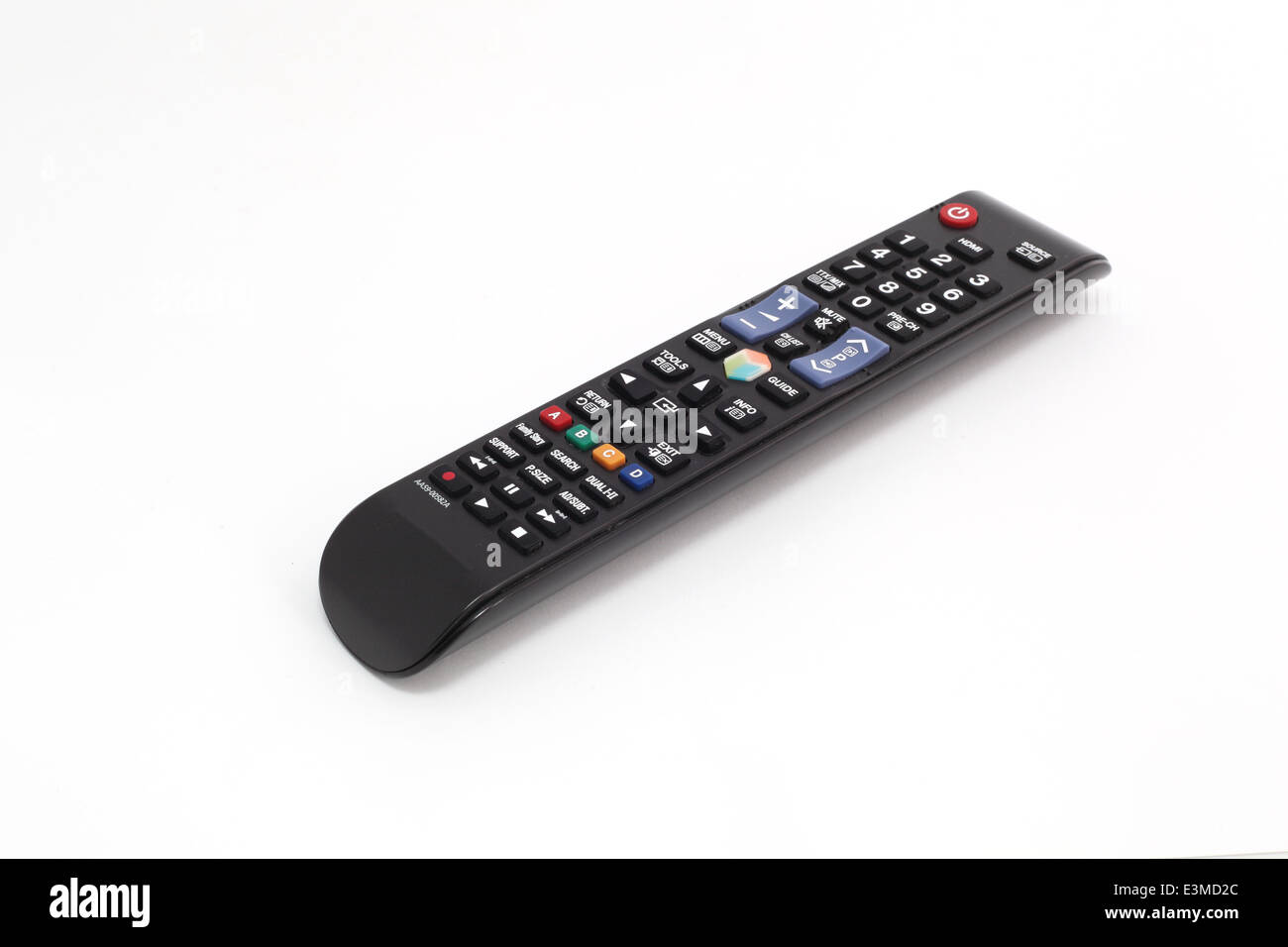 remote control on white background Stock Photo - Alamy