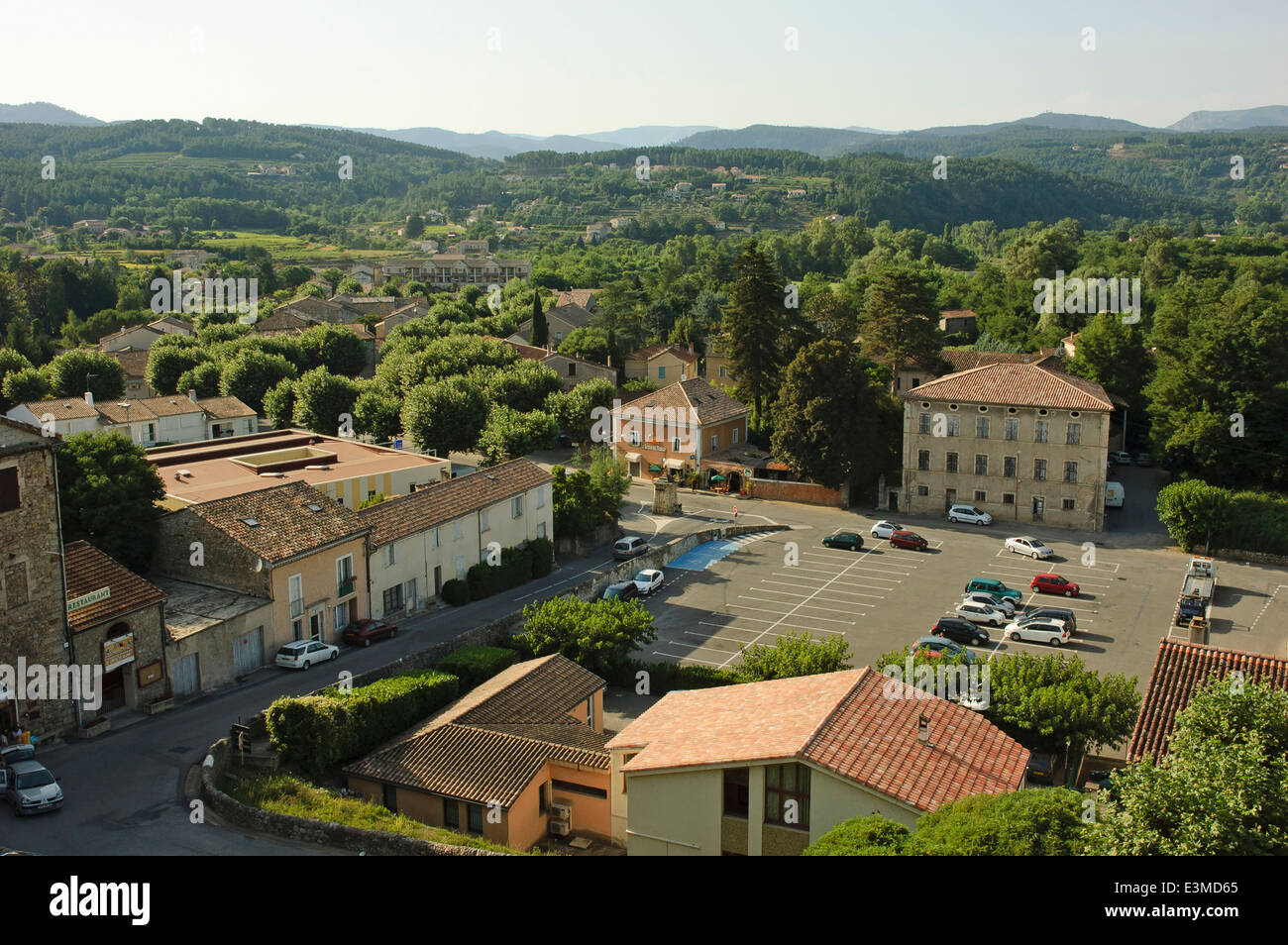 Joyeuse, a village in France, region Ardèche, Rhône-Alpes, Europe ...