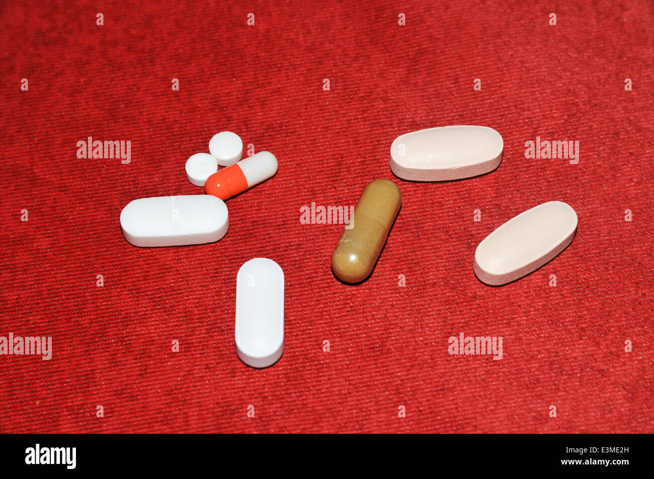 Tablets and pills Stock Photo - Alamy