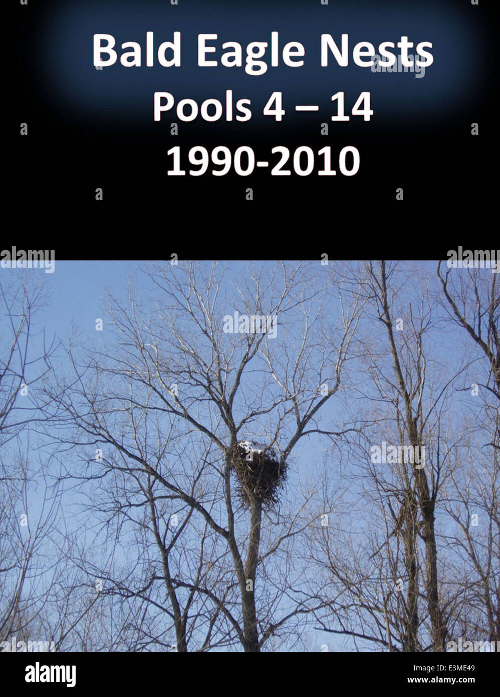 Active Bald Eagle Nests on Pools 4-14 from 1990-2010 Stock Photo - Alamy