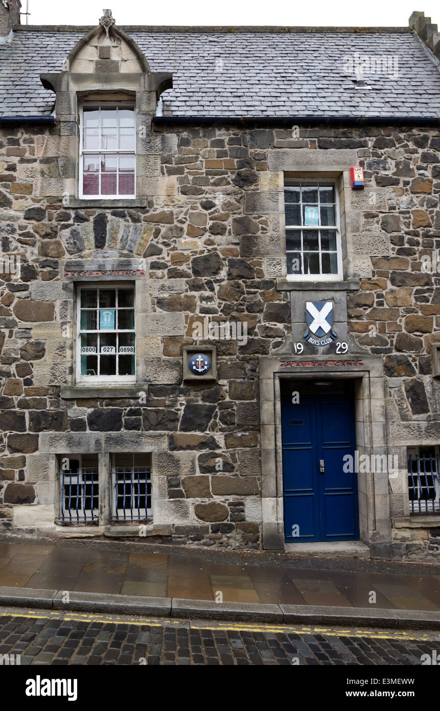 Old Boy's Brigade building in Stirling, Central Scotland Stock Photo ...