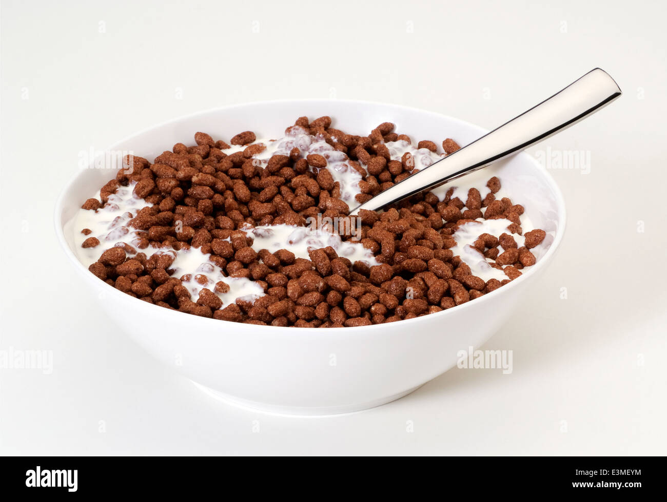 Chocolate breakfast cereal Stock Photo - Alamy