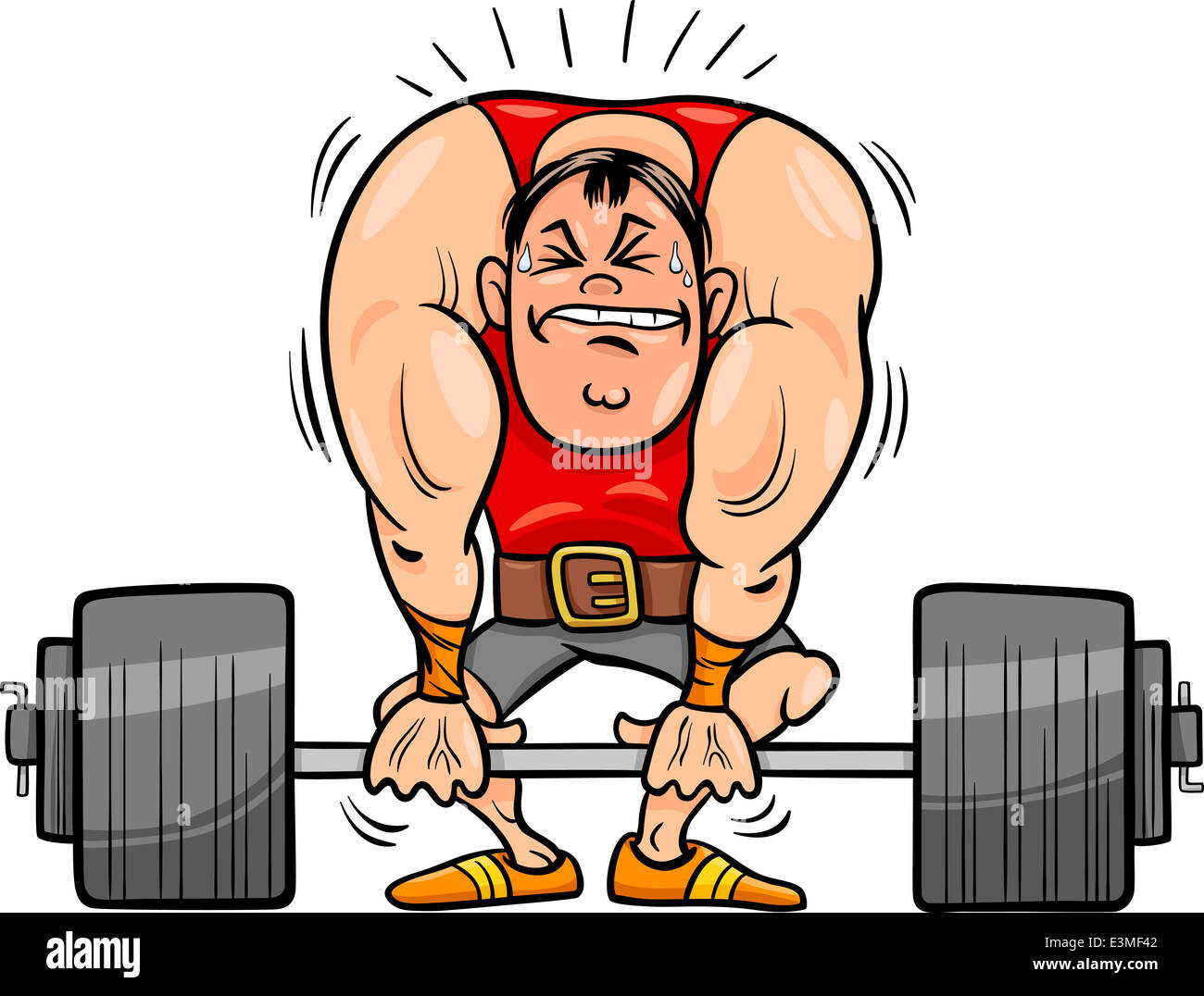 Sportsman caricature hi-res stock photography and images - Alamy