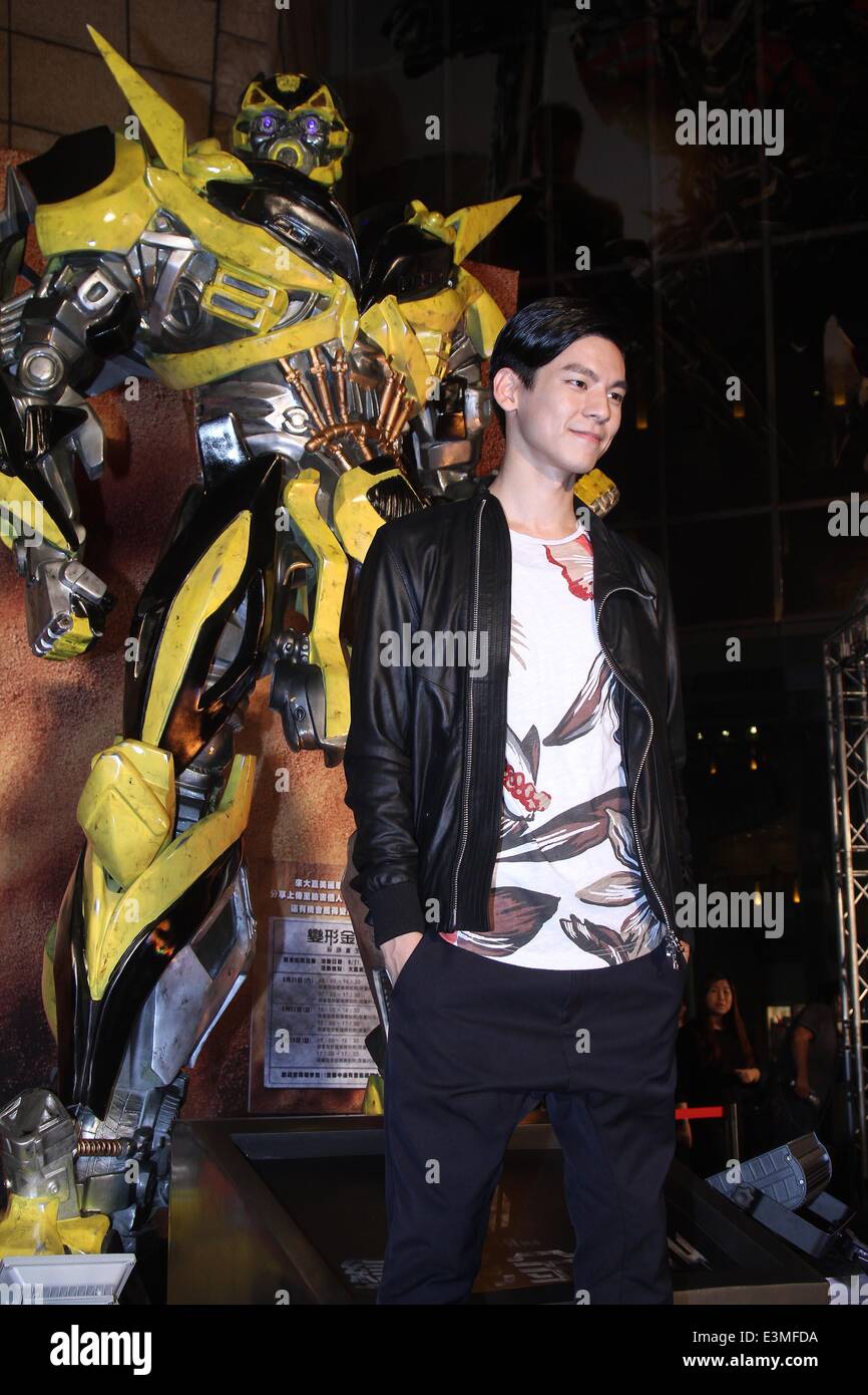 Taipei. 24th June, 2014. Actor Austin Lin attends premiere of film ...