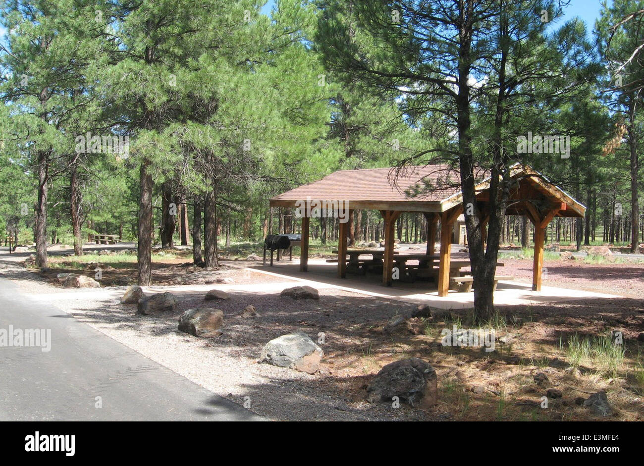 This image shows Kaibab Lake Campground in the Williams Ranger District of Kaibab National ...