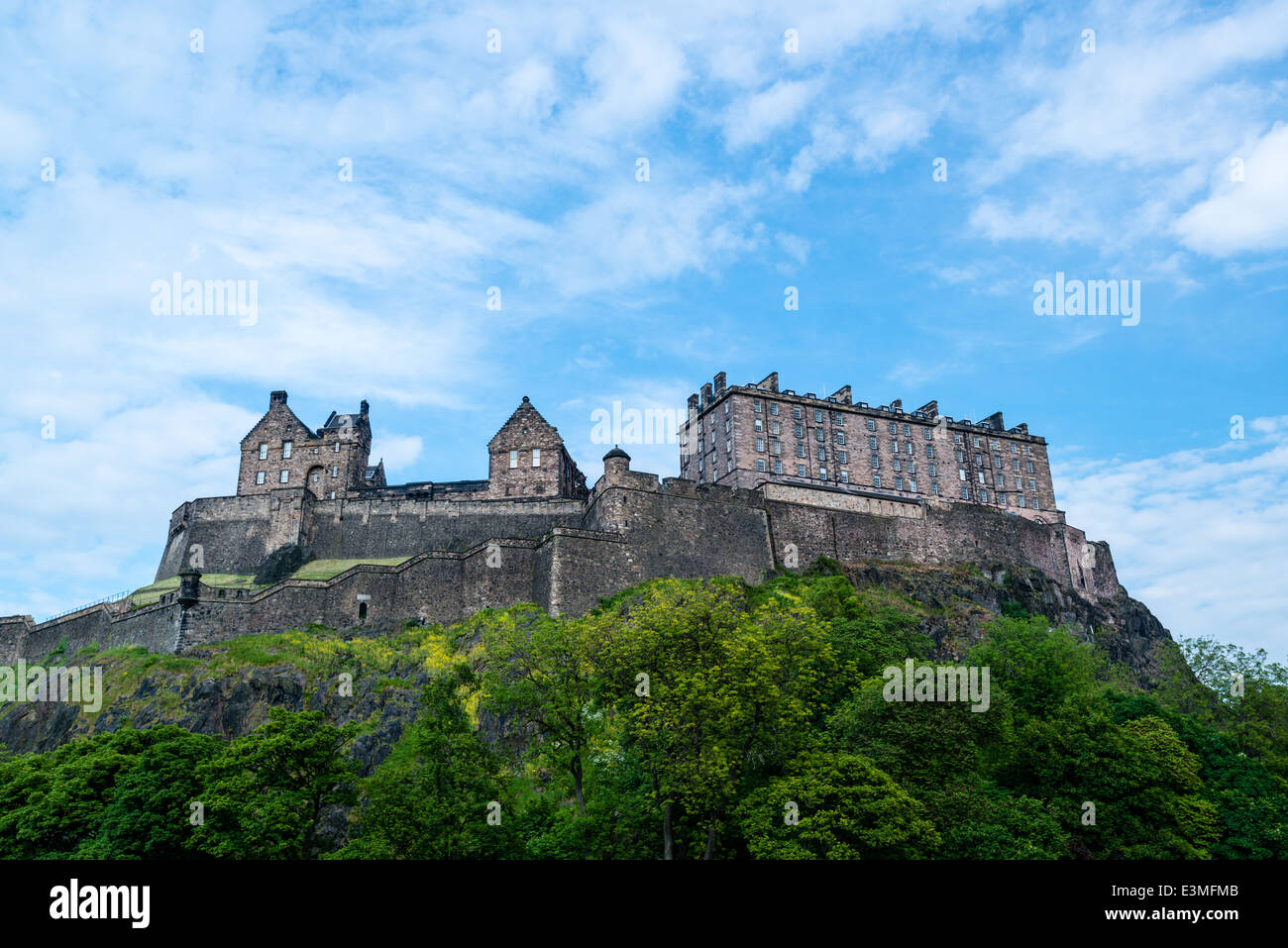 Famous Edinburgh Castle Stock Photo - Alamy