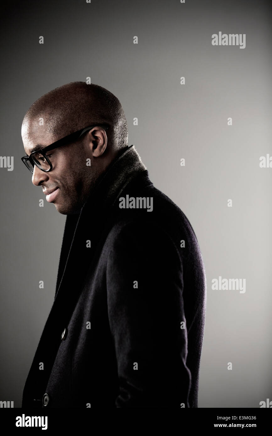 Portrait thinking businessman posing hi-res stock photography and ...