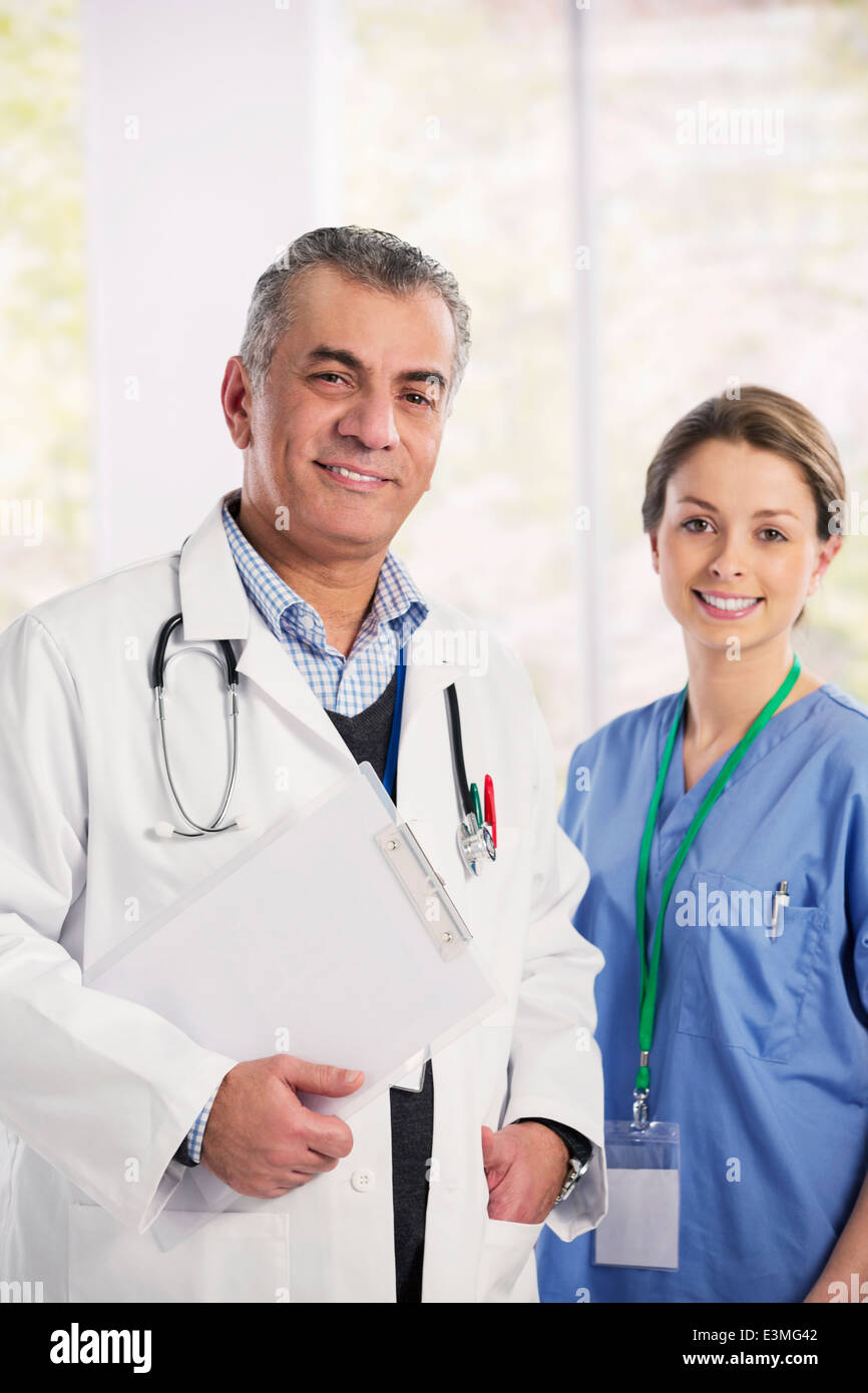 Portrait cheerful medical doctor hi-res stock photography and images ...