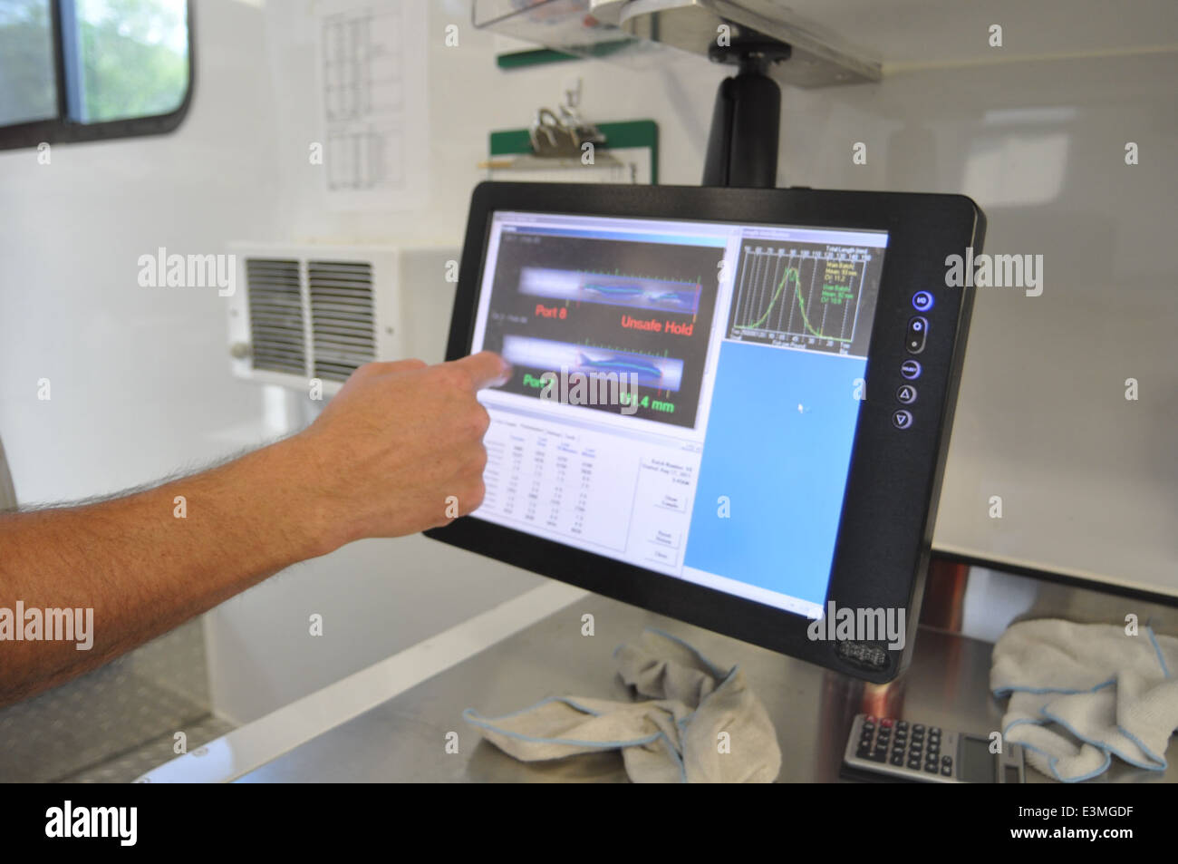 The Mass Marking Trailer is used to mark fish populations as part of ...