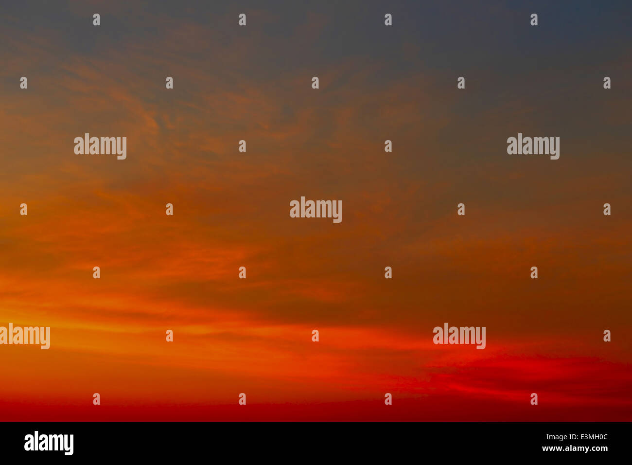 Bright sky after sunset close-up Stock Photo - Alamy