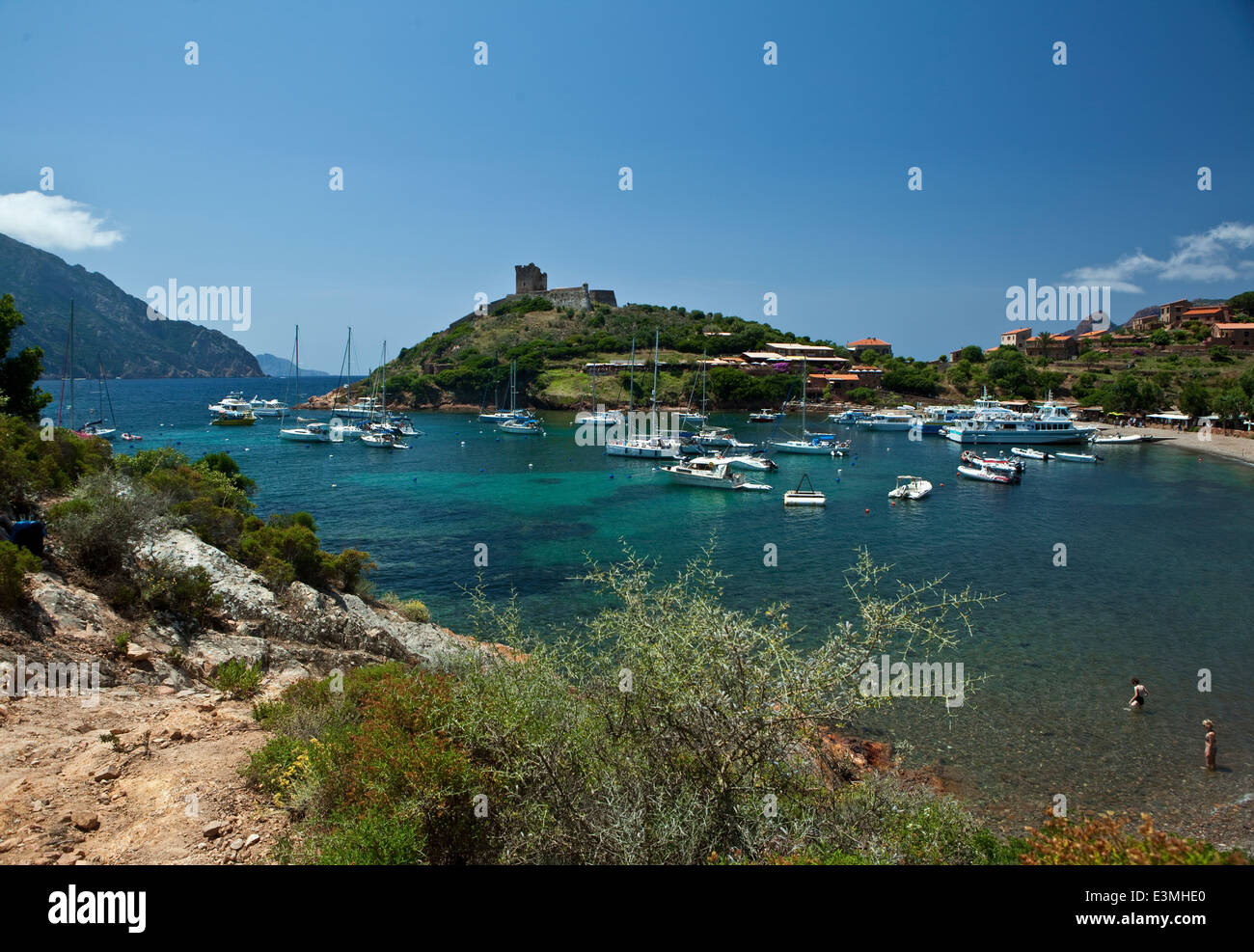 Girolata village hi-res stock photography and images - Alamy