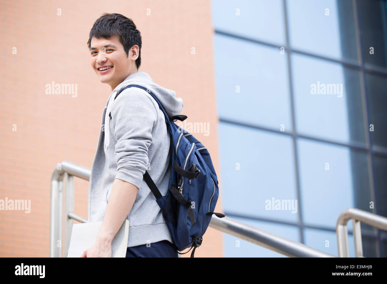 Male chinese university student outside hi-res stock photography and ...