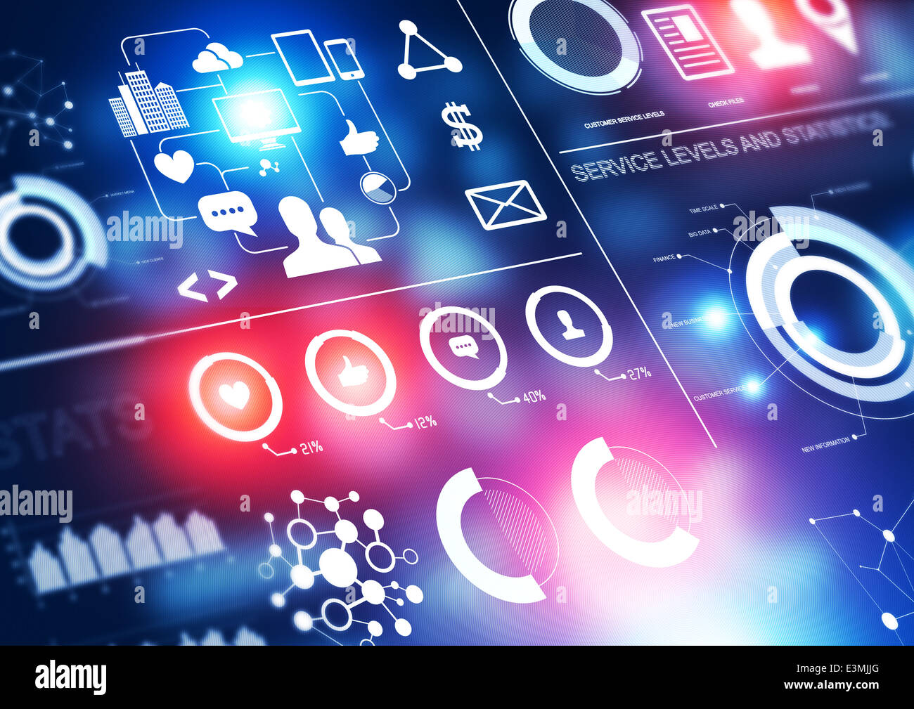 Statistics Business Background Stock Photo - Alamy