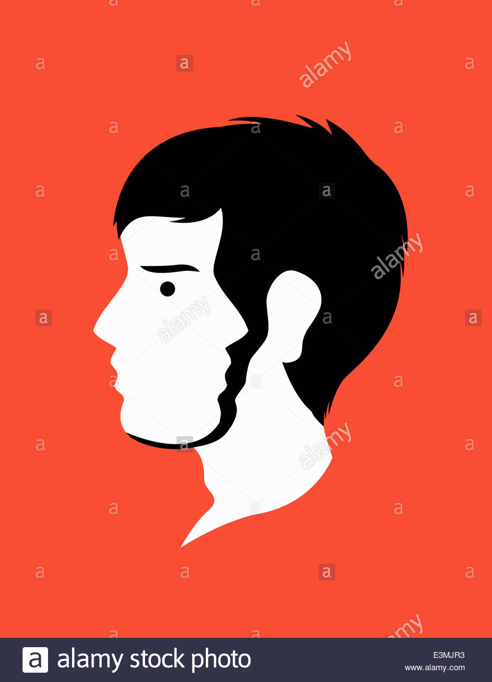 Two Faced Head Stock Photos & Two Faced Head Stock Images - Alamy