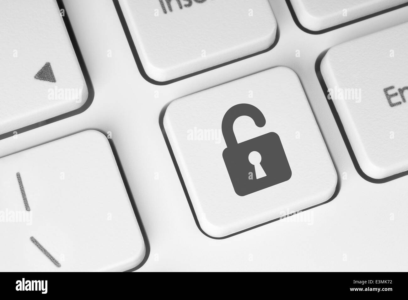 Open button Black and White Stock Photos & Images - Alamy