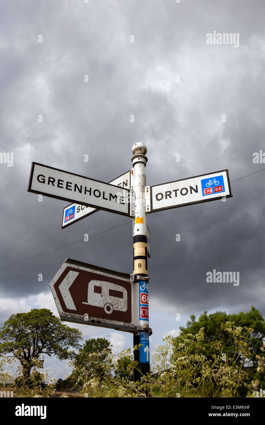 a greenholme orton scout green camping campsite camp tent waymarker ...