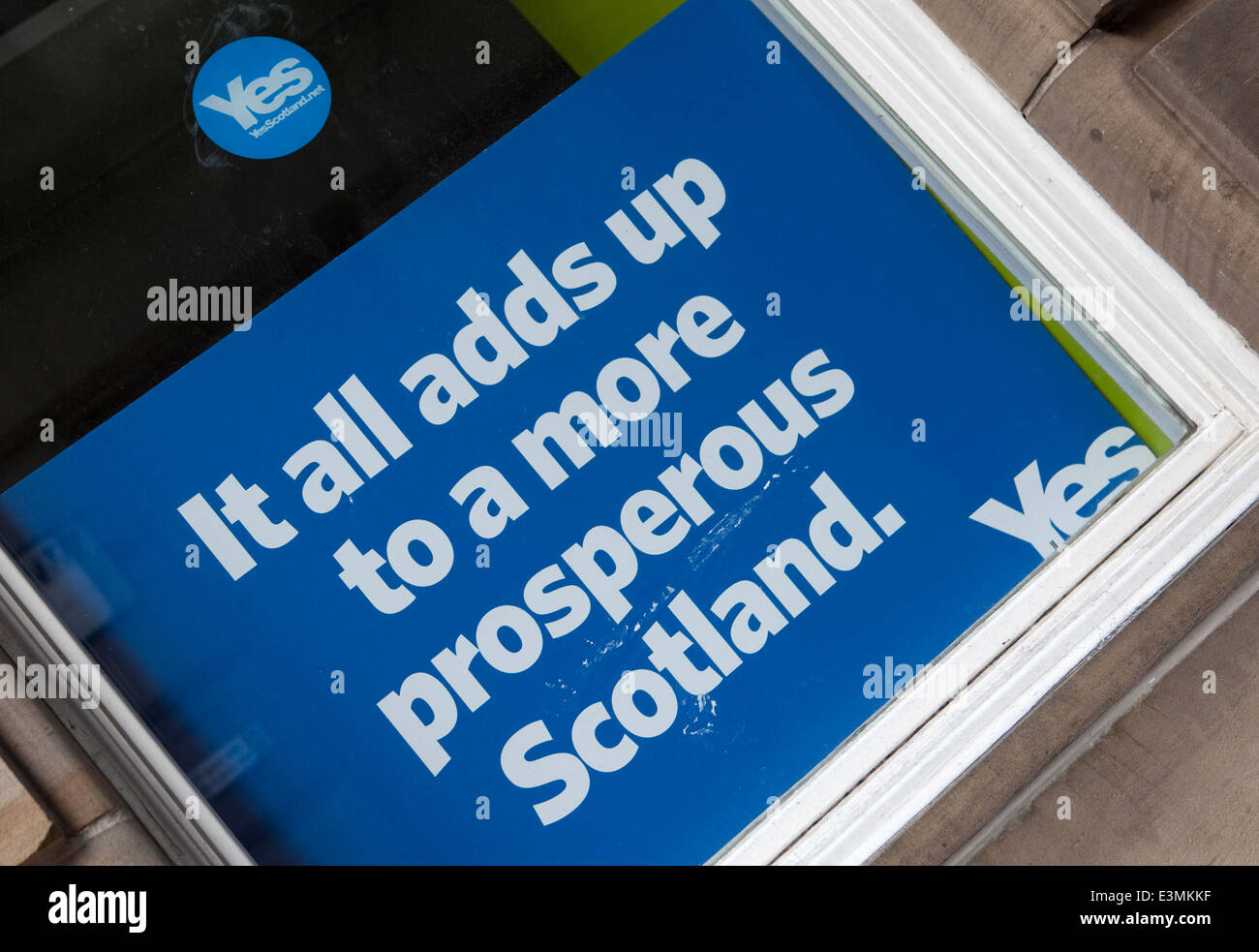 'A more prosperous Scotland' Yes or No Glasgow. The Yes Scotland ...