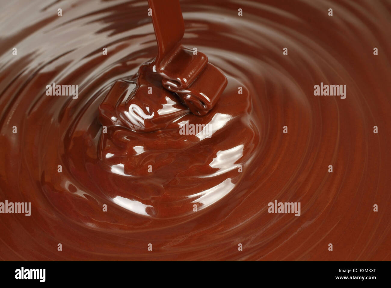 Chocolate flow background Stock Photo - Alamy