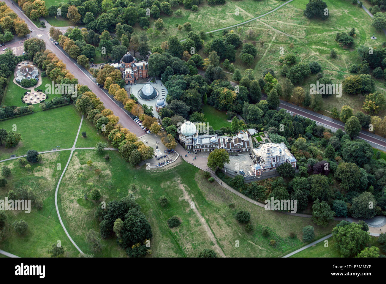 Royal observatory greenwich aerial hi-res stock photography and images ...