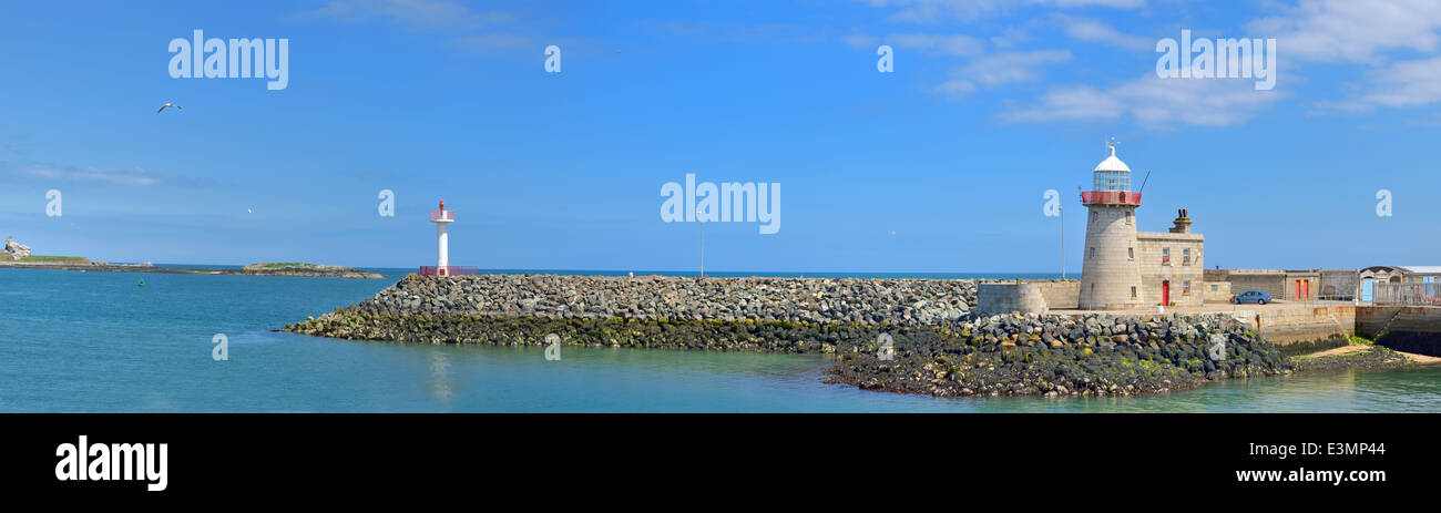 Lighthouse in Howth, ireland Stock Photo - Alamy