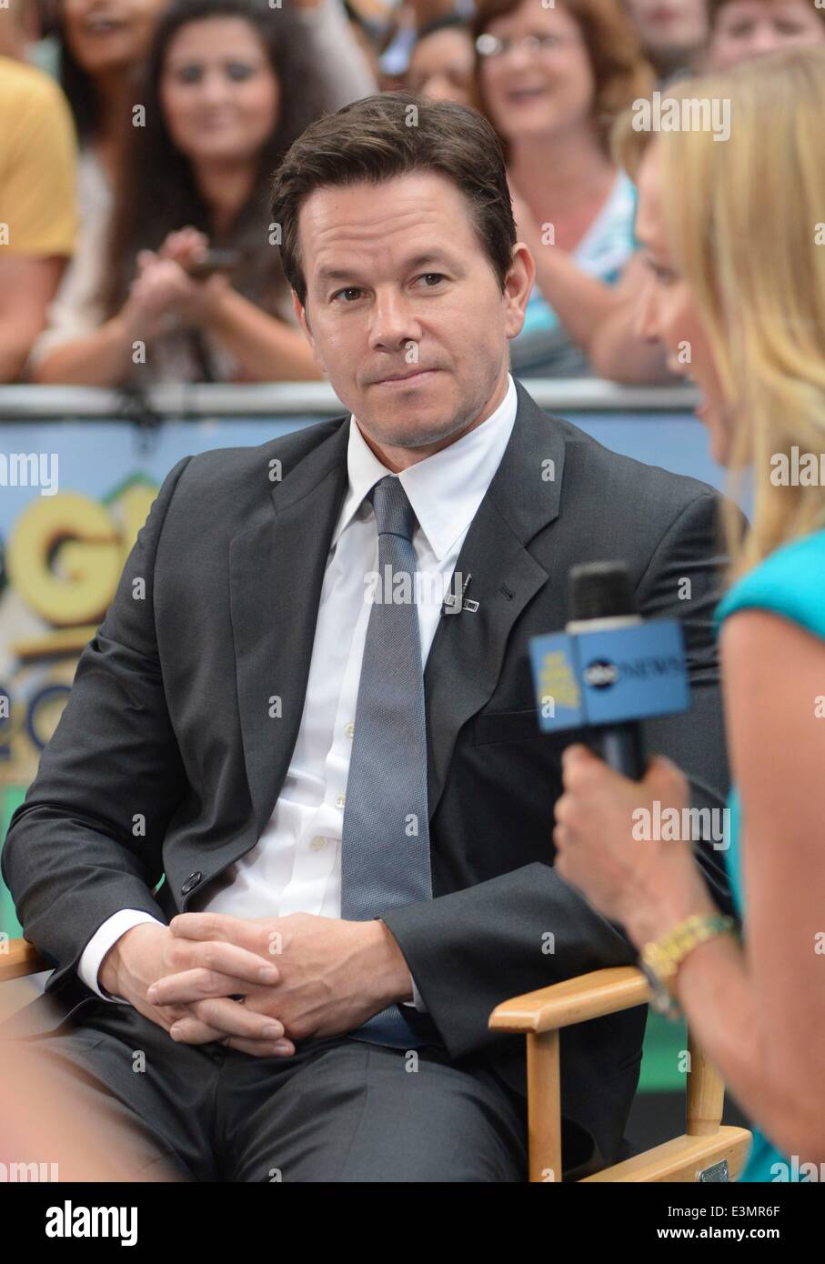 New York, NY, USA. 25th June, 2014. Mark Wahlberg at talk show ...
