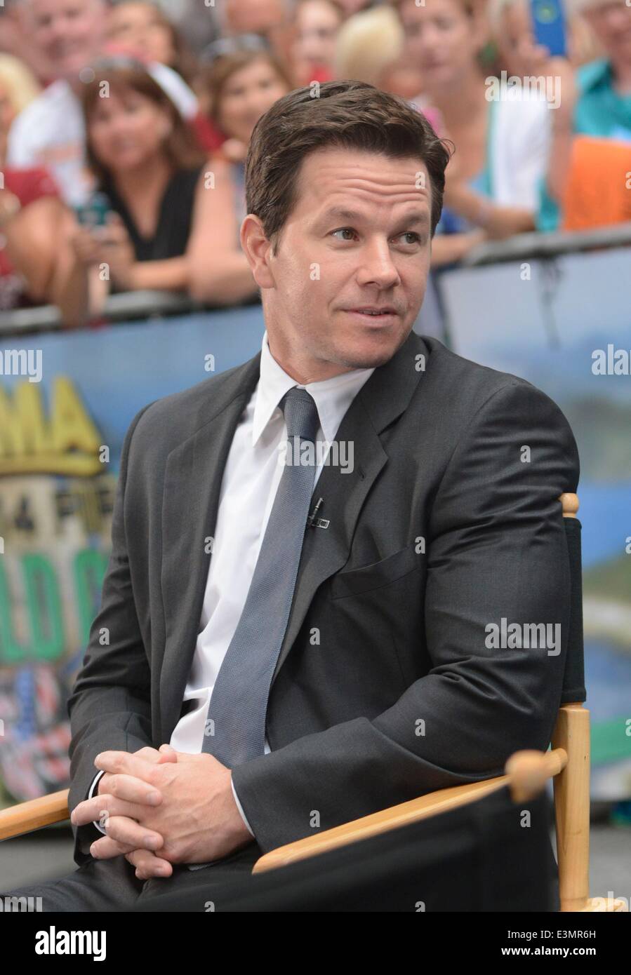 New York, NY, USA. 25th June, 2014. Mark Wahlberg at talk show ...