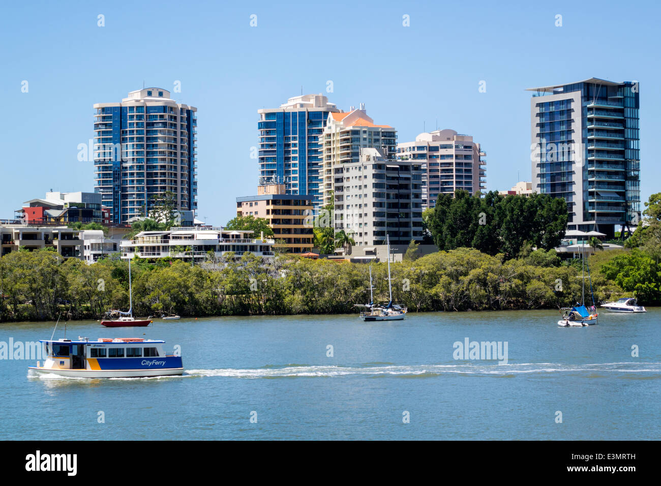 Brisbane Australia,Kangaroo Point,Brisbane River,QueenslandFerries ...