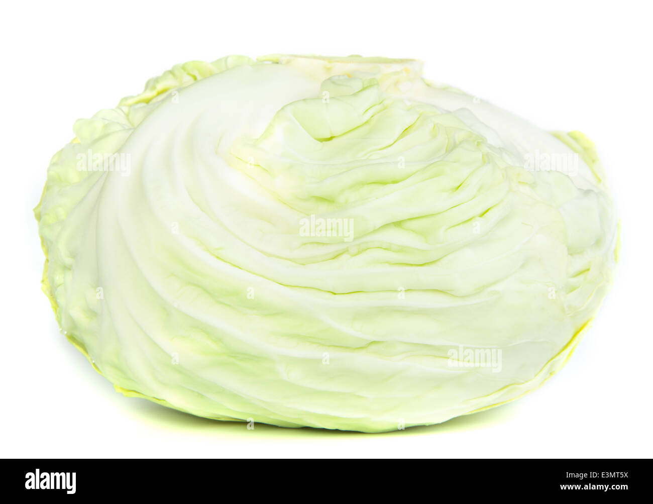 Green cabbage isolated on white hi-res stock photography and images - Alamy