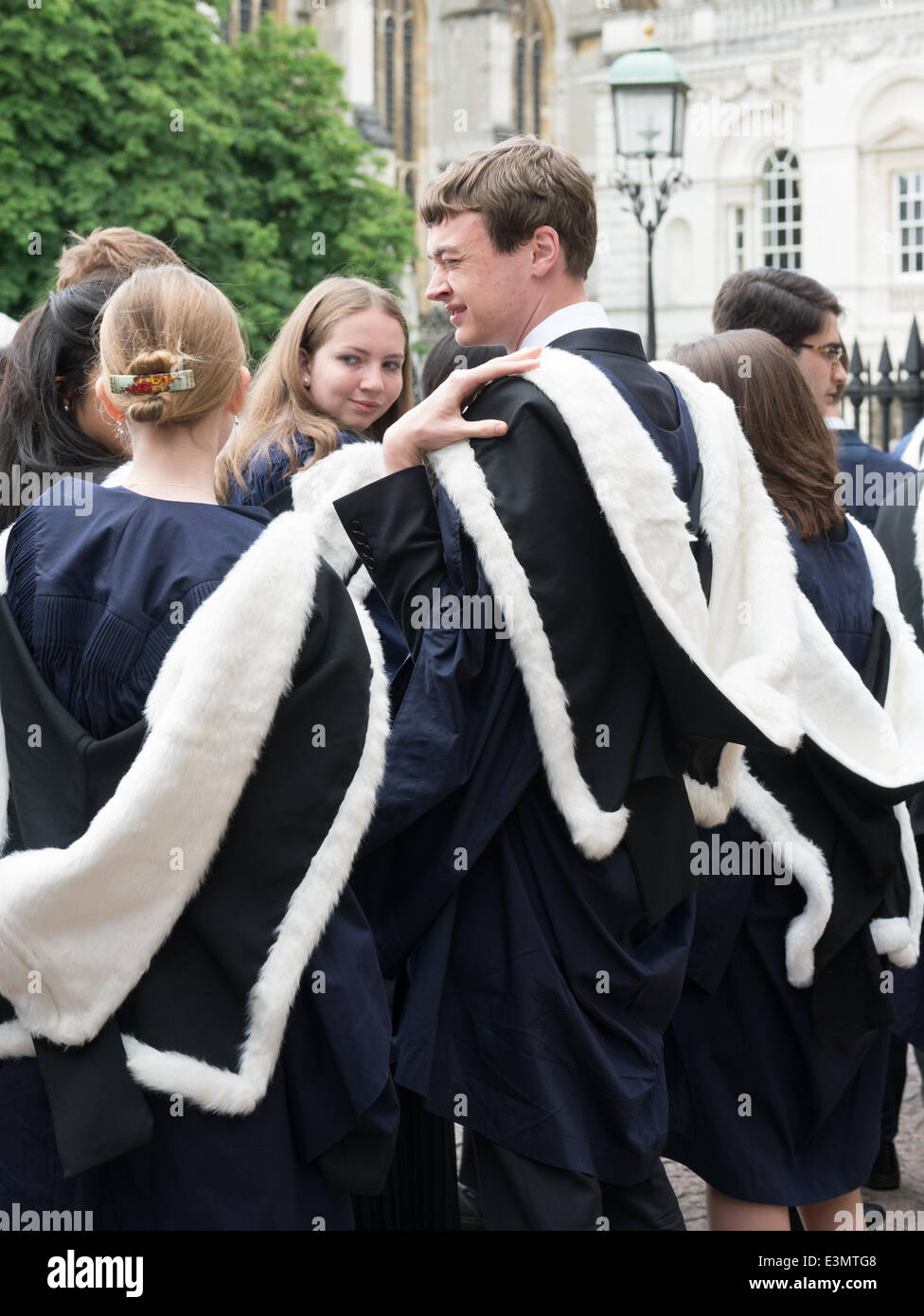 Cambridge england academic gown hi-res stock photography and images - Alamy