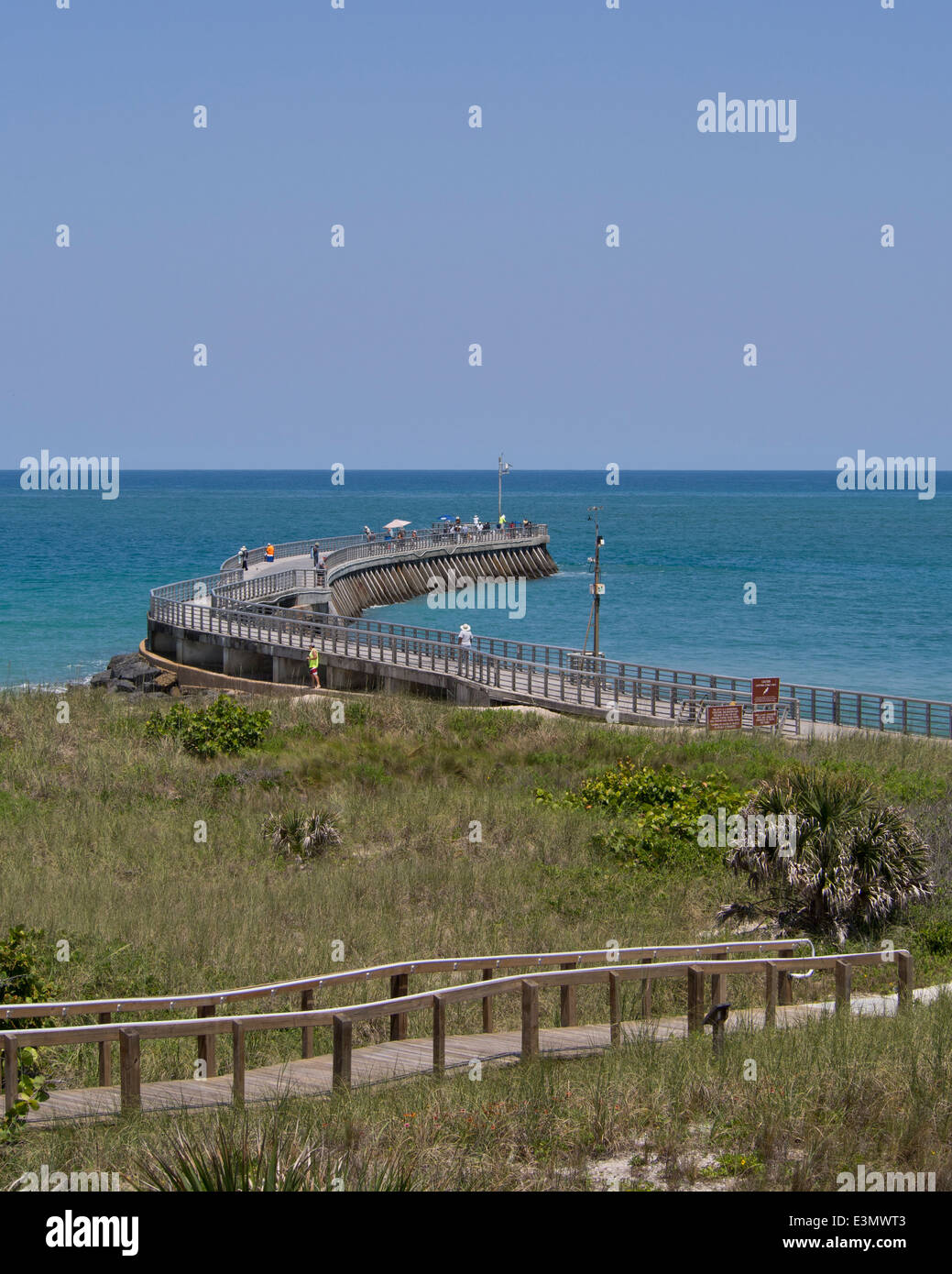 Sebastian Inlet State Park on the East Coast of Florida USA Stock Photo ...