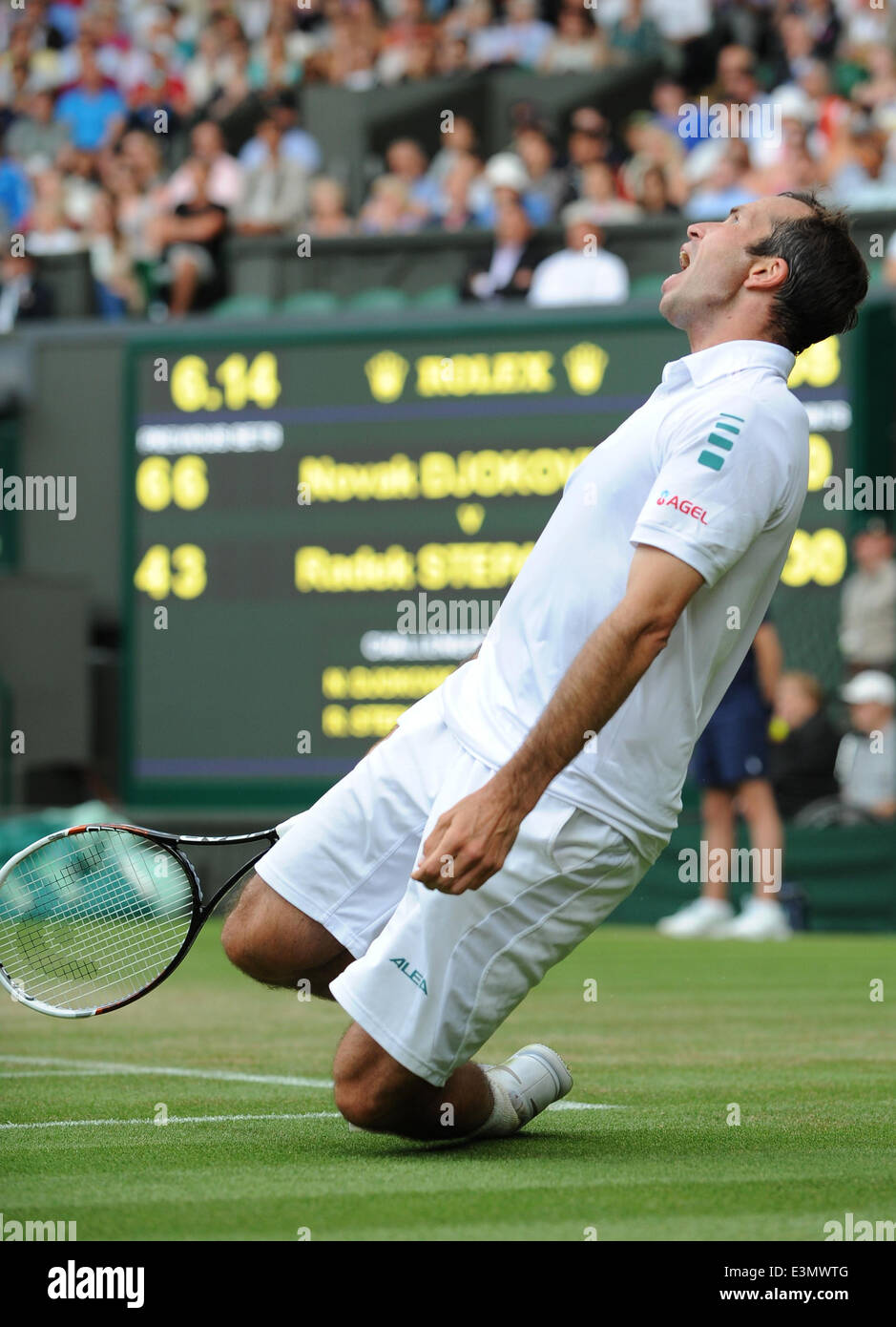 RADEK STEPANEK CZECH REPUBLIC THE ALL ENGLAND TENNIS CLUB WIMBLEDON ...