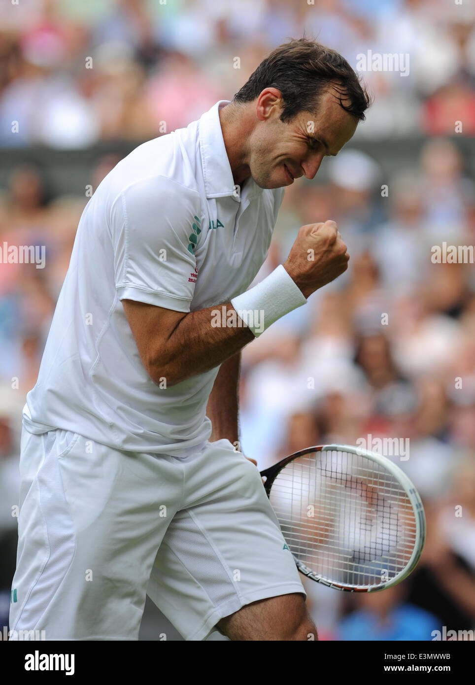 RADEK STEPANEK CZECH REPUBLIC THE ALL ENGLAND TENNIS CLUB WIMBLEDON ...