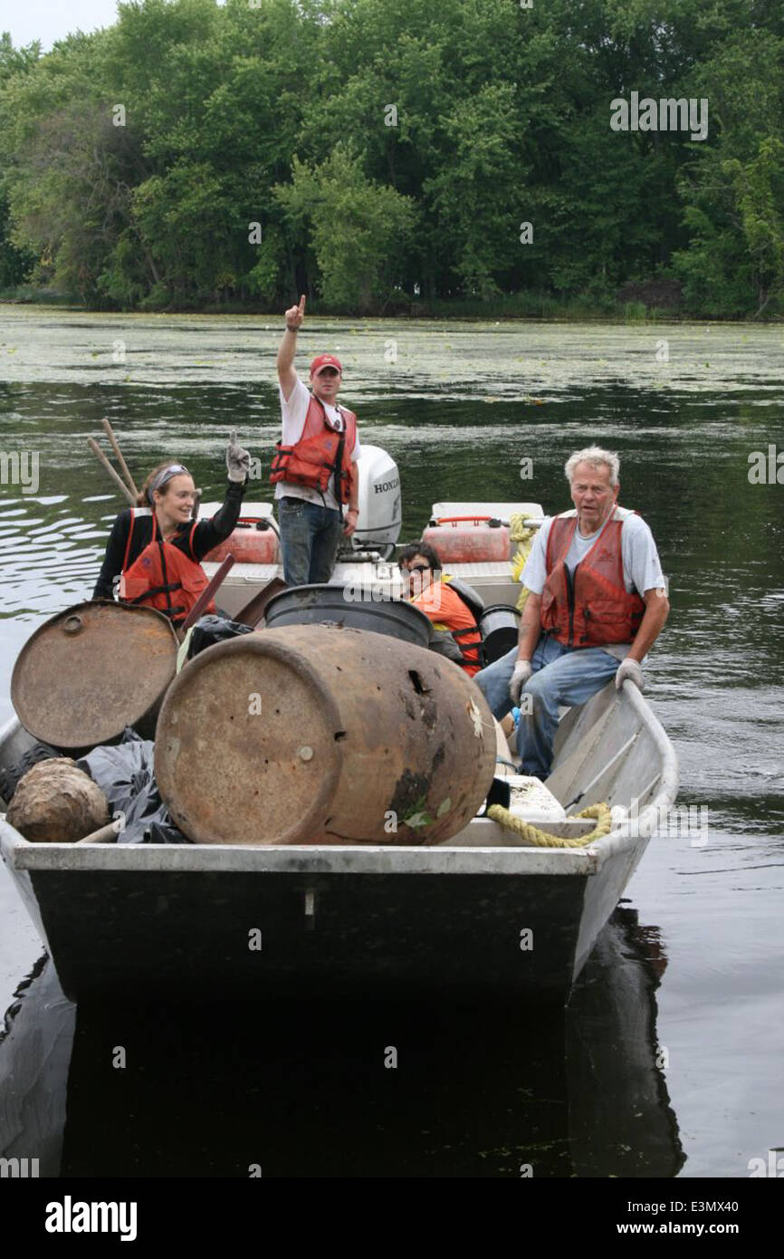 The first boat launch at McNally Landing on the Upper Mississippi River ...