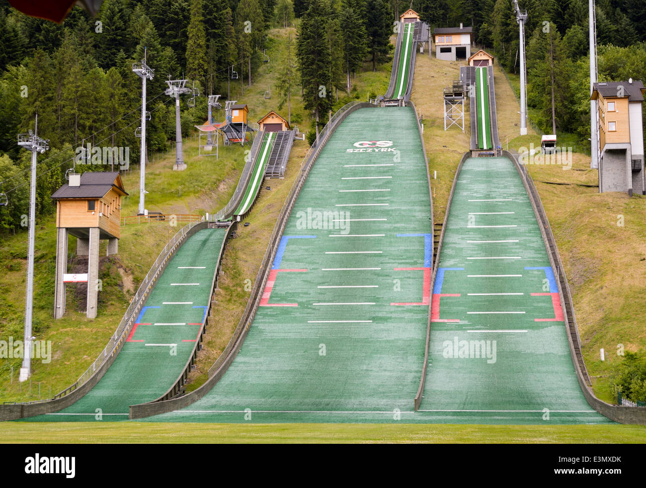 Three skis hi-res stock photography and images - Alamy