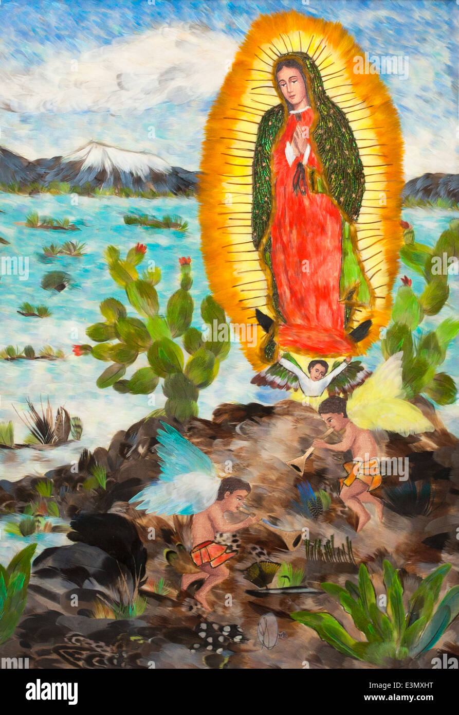 Our lady of guadalupe painting hi-res stock photography and images - Alamy