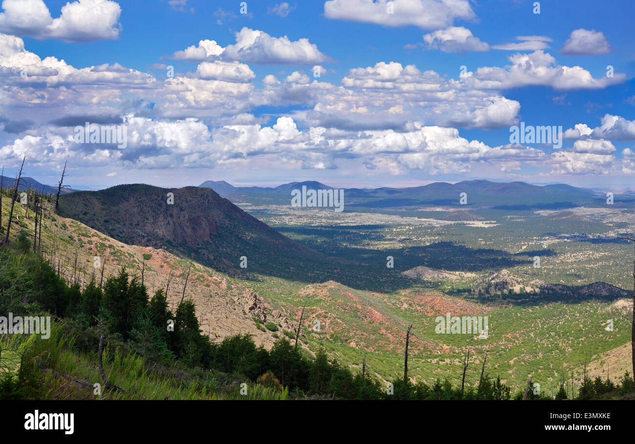 A panoramic view of East Flagstaff and Doney Park, located in northern ...