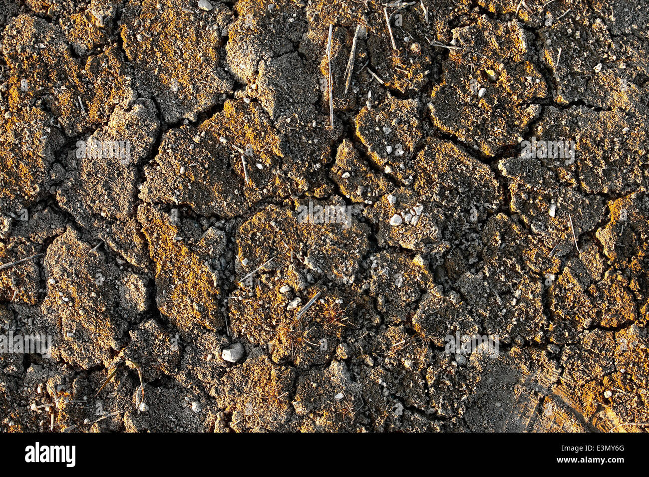 Dry cracking clay soil pattern hi-res stock photography and images - Alamy