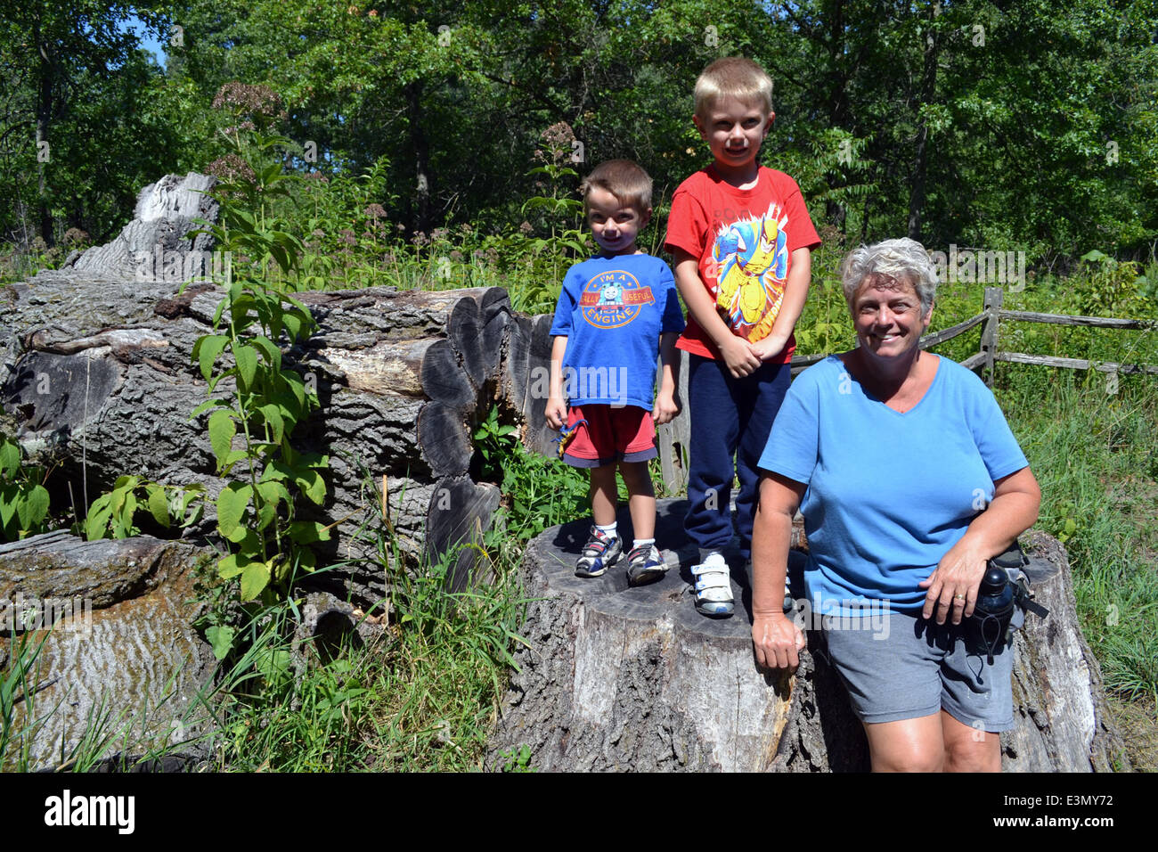 A family outing in Glacial Park at Hackmatack National Wildlife Refuge ...