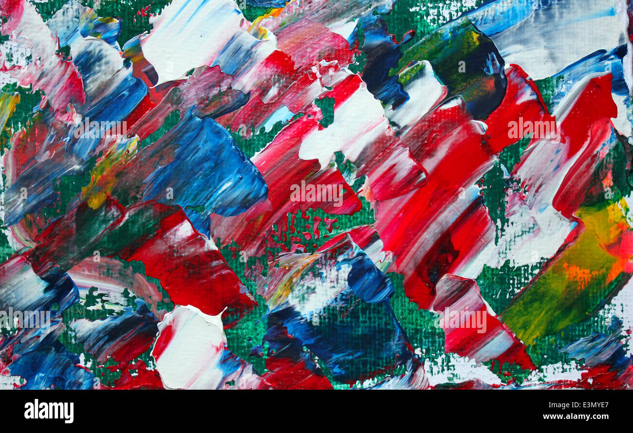 Art abstract paint with acrylic colors Stock Photo - Alamy