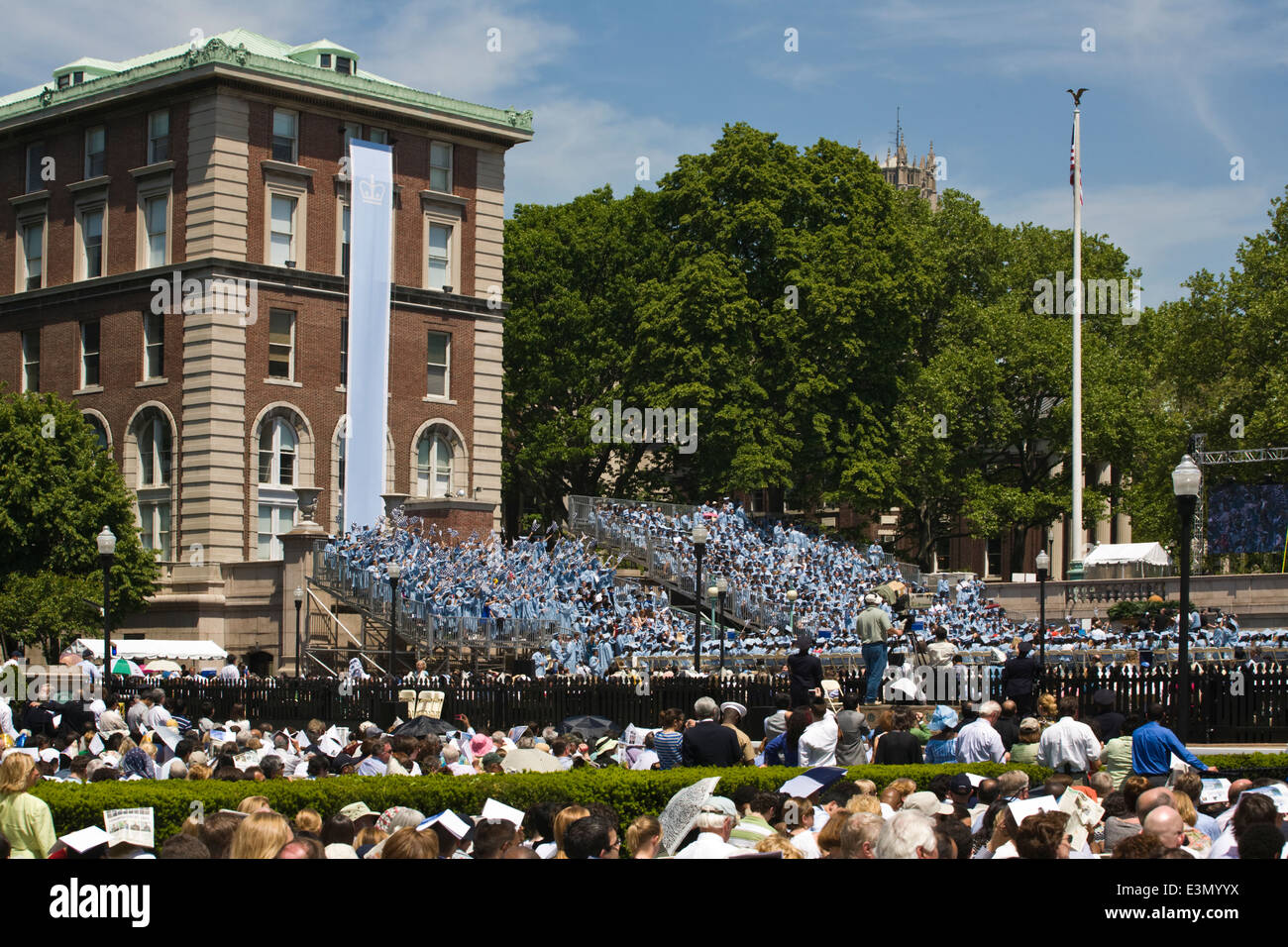 The GRADUATION ceremony of the class of 2009 at COLUMBIA UNIVERSITY ...