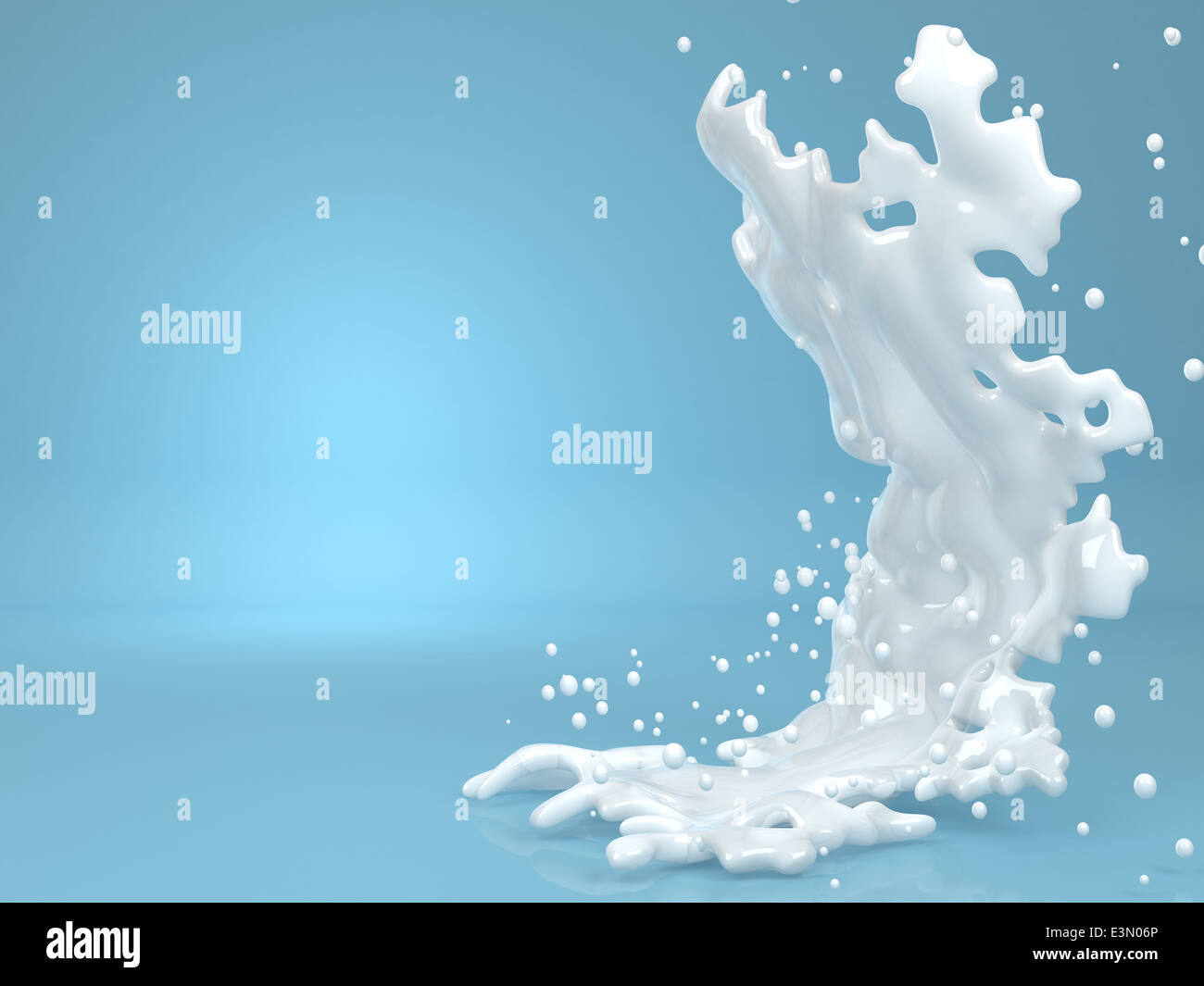 abstract white liquid splash Stock Photo - Alamy