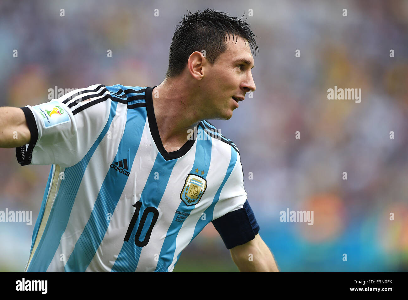 Leo messi world cup 2014 High Resolution Stock Photography and Images ...