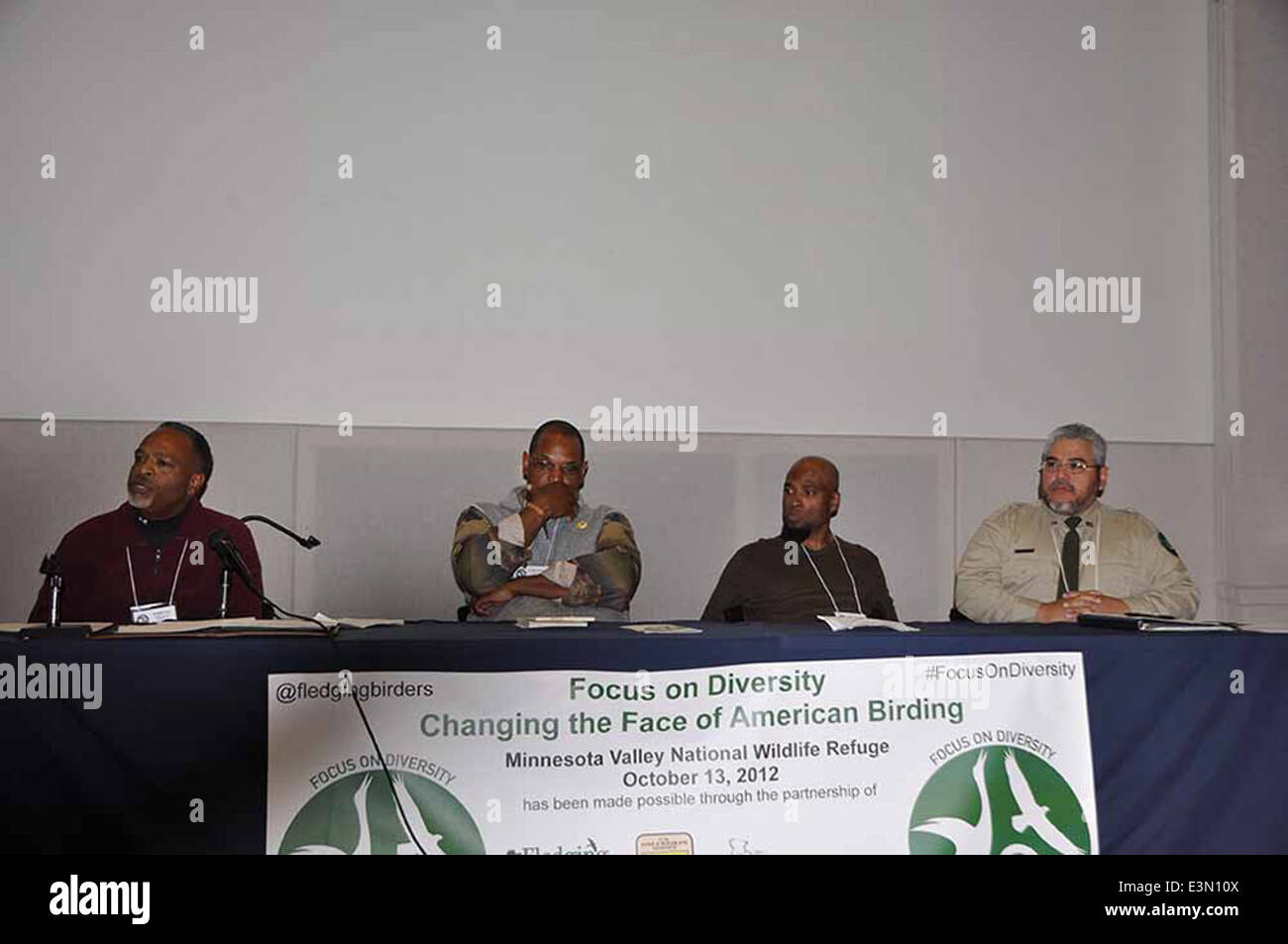 Birding Diversity Panelists Stock Photo - Alamy