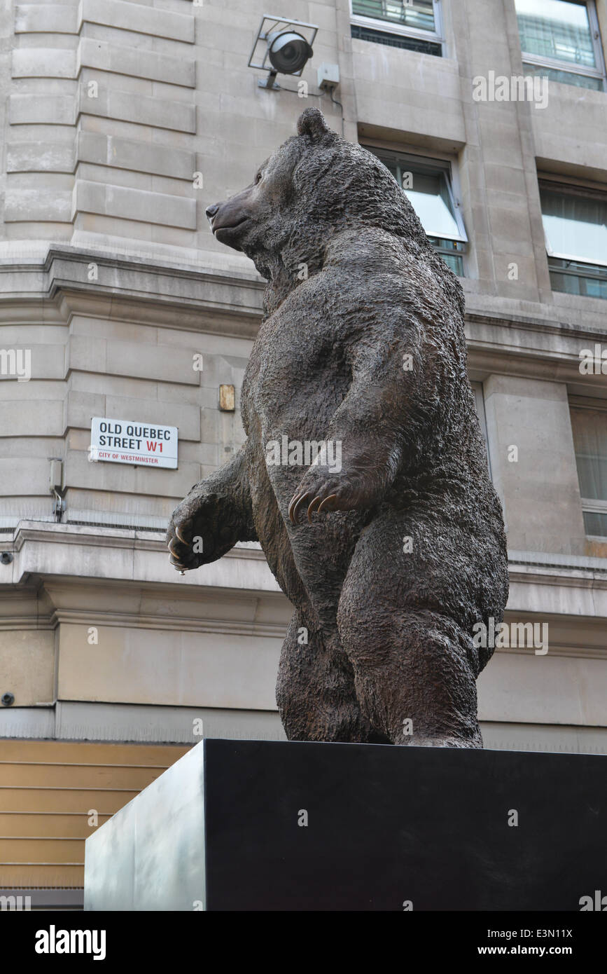 Oxford Street, London, UK. 25th June 2014. The life sized sculpture by ...