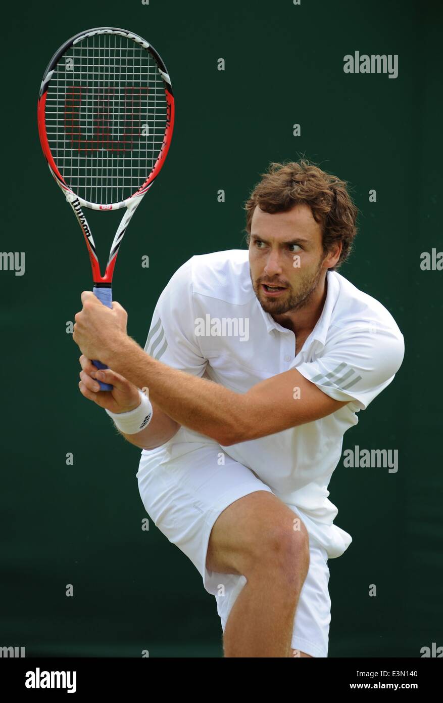 ERNEST GULBIS LATVIA THE ALL ENGLAND TENNIS CLUB WIMBLEDON LONDON ...